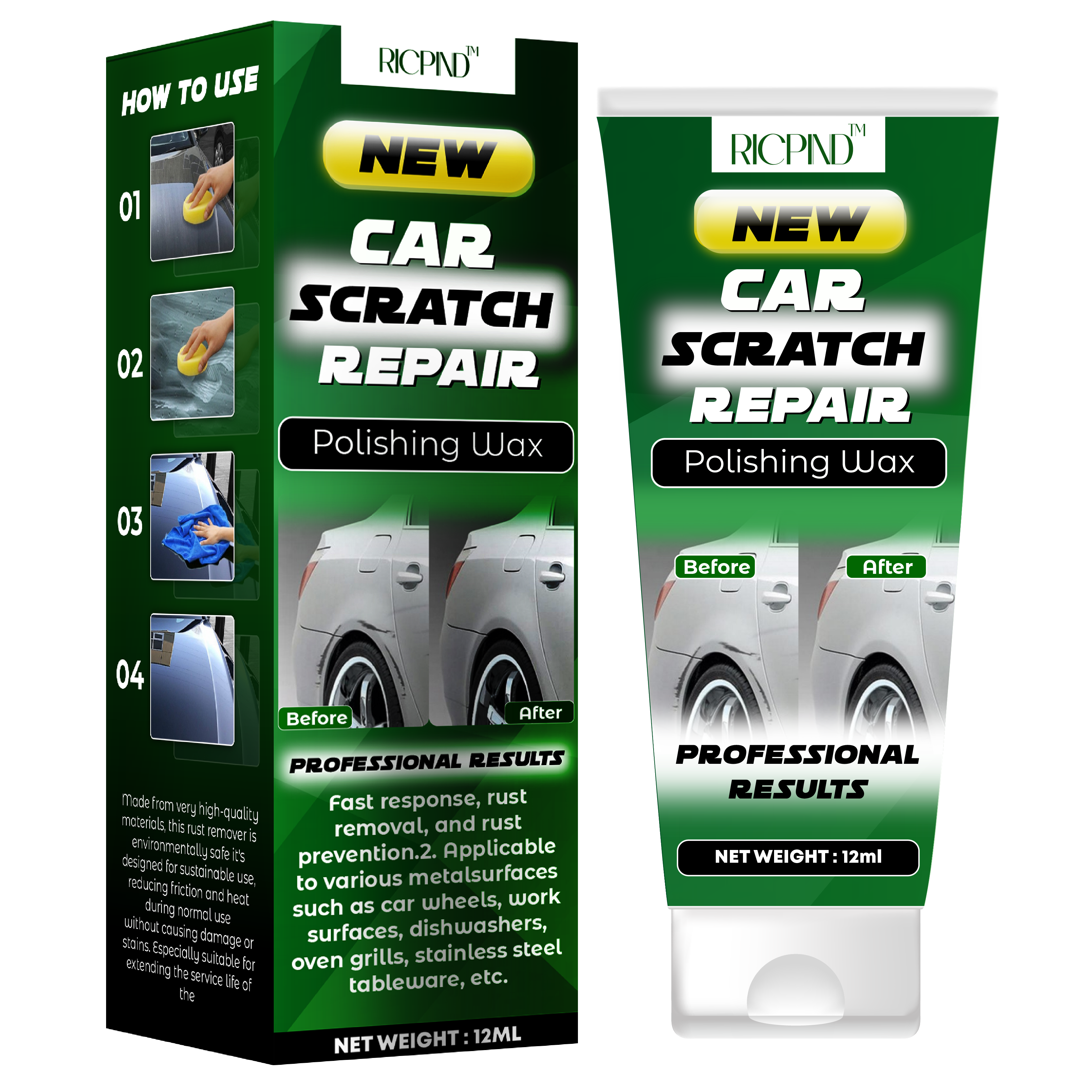SEURICO™ Car Scratch Repair Polishing Wax – Miaopal Mart